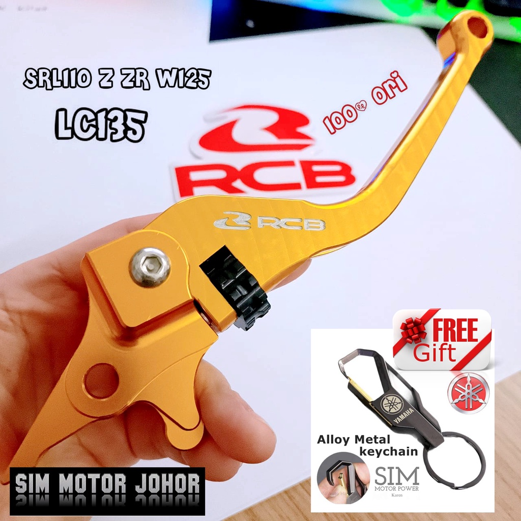 100% ORI RCB S1 SERIES BRAKE LEVER ALLOY SRL110 Z ZR LC135 V1-V7 W125 ...