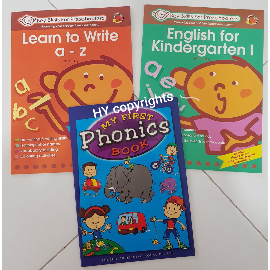 Key Skills for Preschool FREE Phonics (Set Of 3) | Shopee Malaysia