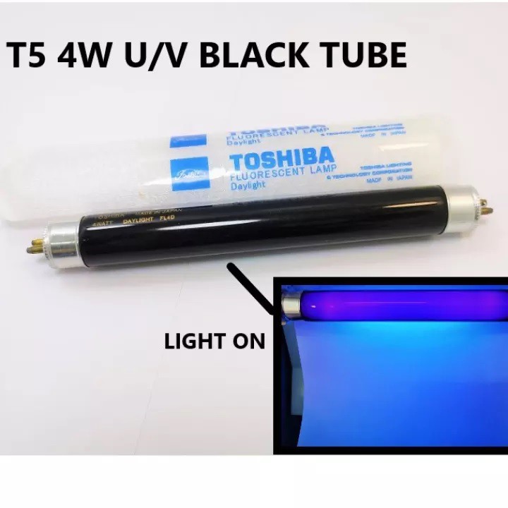 T5 4W /6W , T8 10W /18W /40W UV BLACK FLUORESCENT TUBE (TOSHIBA) | Shopee Malaysia