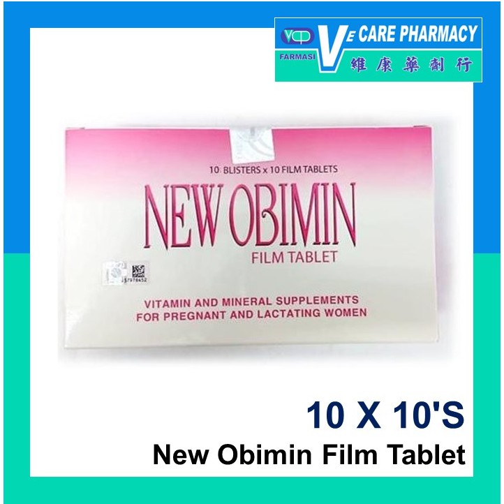 New Obimin Film Tablet 30's/100's (Exp: 05/2027) | Shopee Malaysia