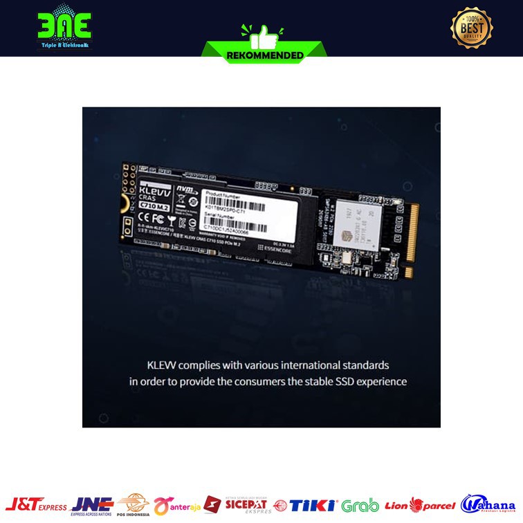 Klevv CRAS C710 256GB M.2 NVME SSD 2280 PCIe Gen3 x4 High Speed ...