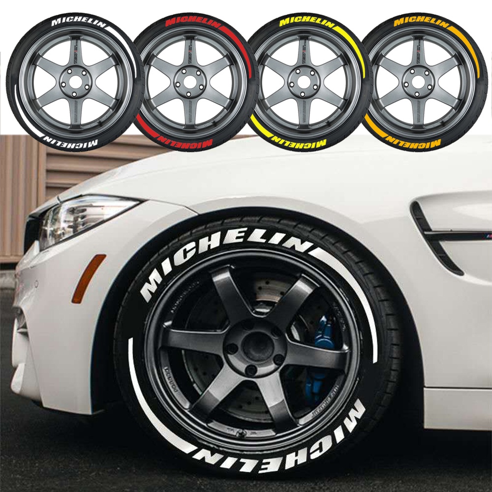 HOSHER MICHELIN Car tire decoration personalized modification sticker ...