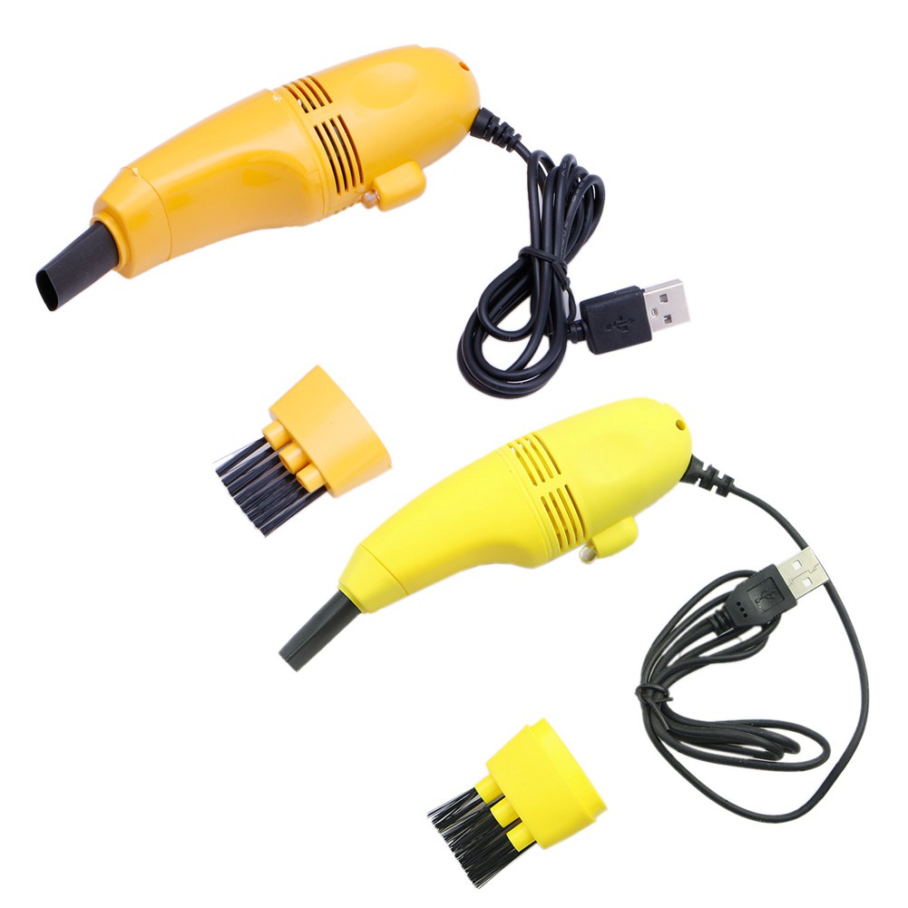 HO Mini Computer Vacuum USB Keyboard Cleaner PC Laptop Brush Dust ...