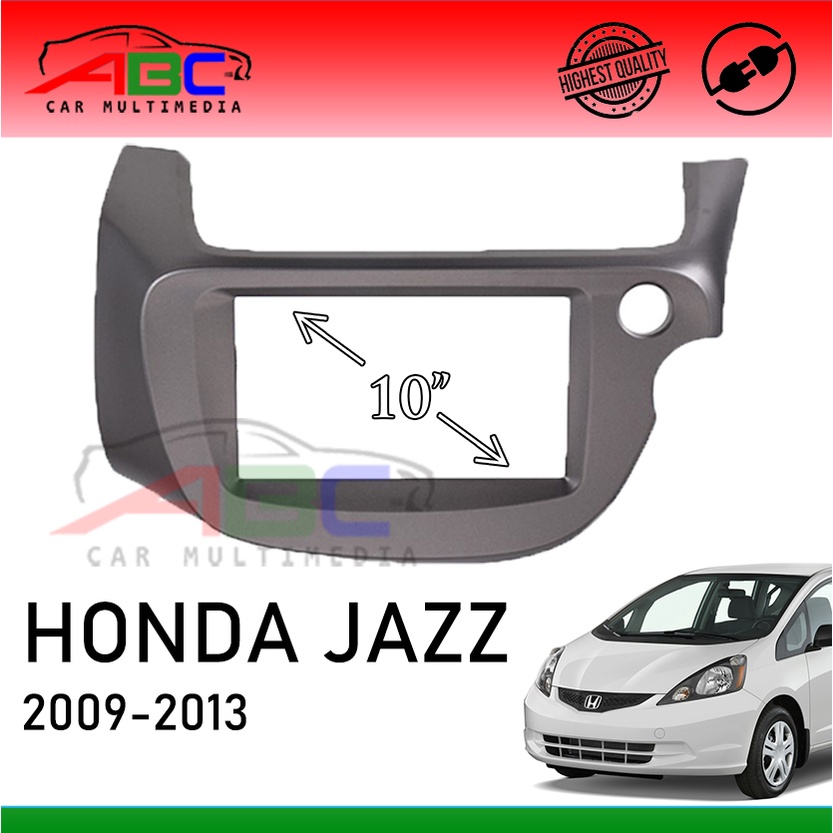 10INCHAndroid Player Casing Honda Jazz 2008 2009 2010 2011 2012 2013 ...