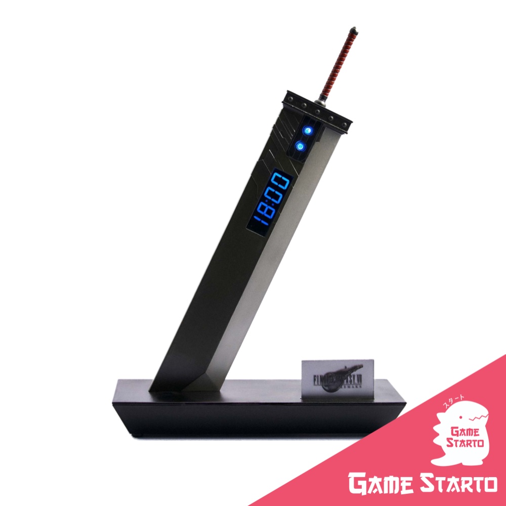 Square Enix Final Fantasy VII Remake Digital Clock - Buster Sword ...