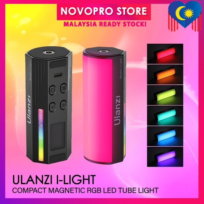 Ulanzi I-Light Compact Magnetic RGB LED Tube Light | Shopee Malaysia