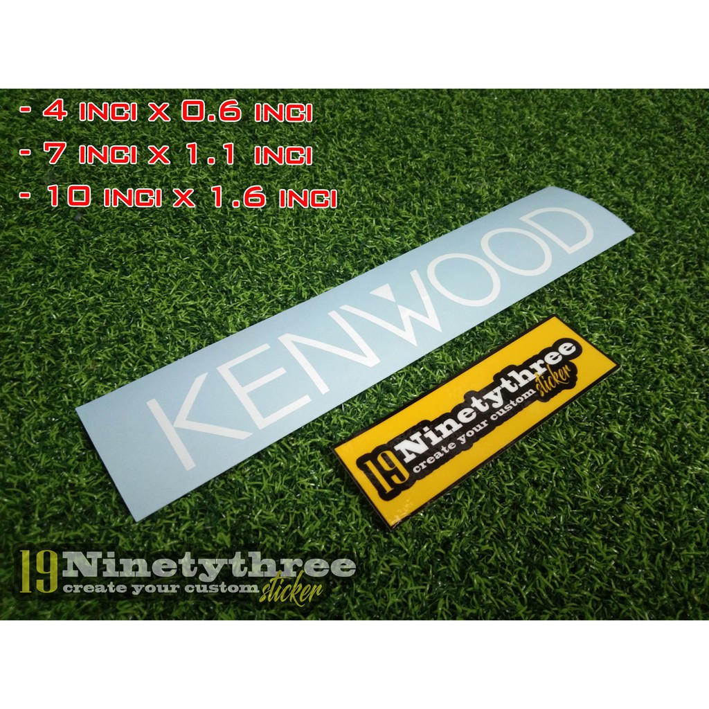 kenwood sticker/CAR STICKER🚘 | Shopee Malaysia