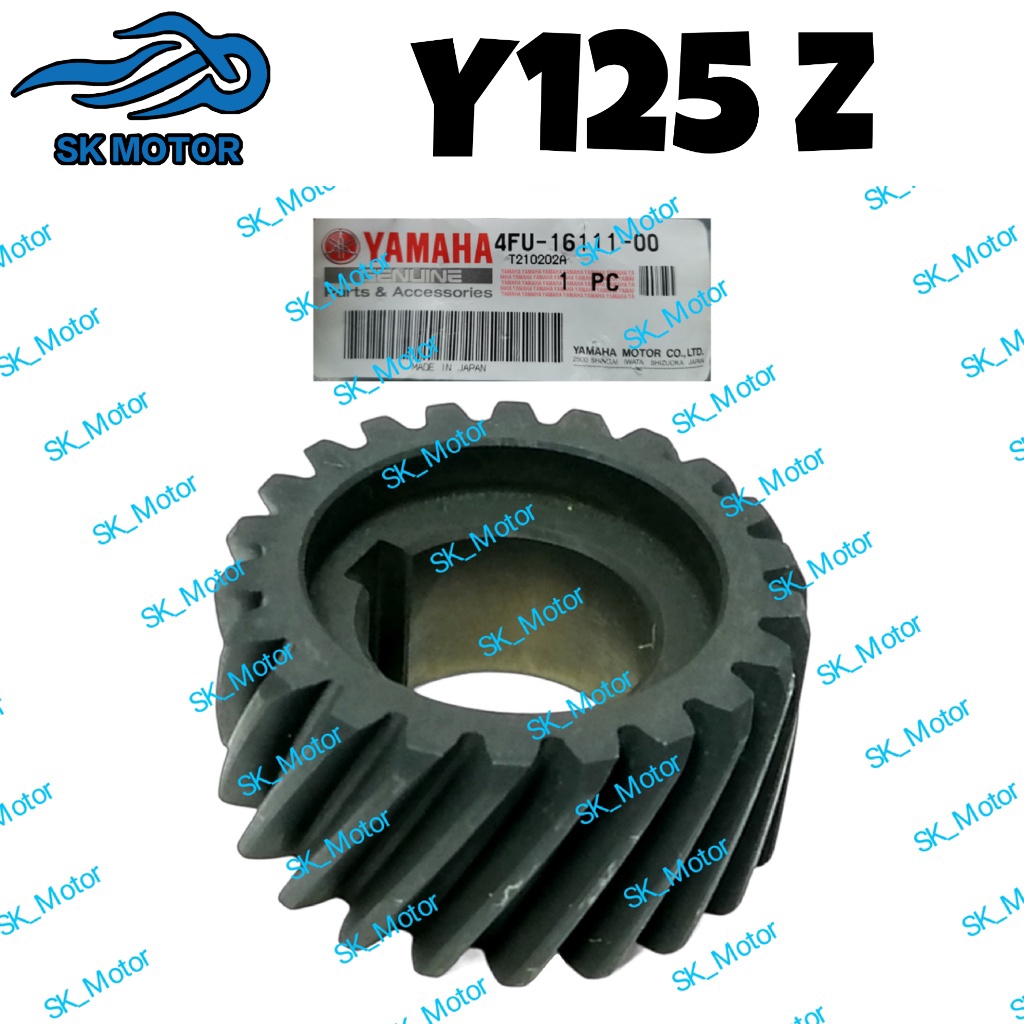 Yamaha 125Z 125ZR Original (Made In Japan) Clutch Primary Drive Gear 22T Y125 Y125Z Y125ZR Gigi ...