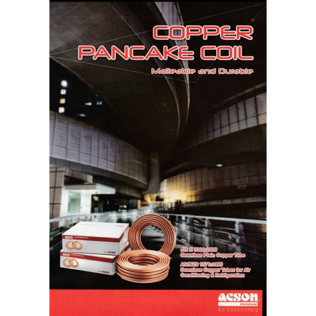 Acson Pancake Copper Tube (0.61) | Shopee Malaysia