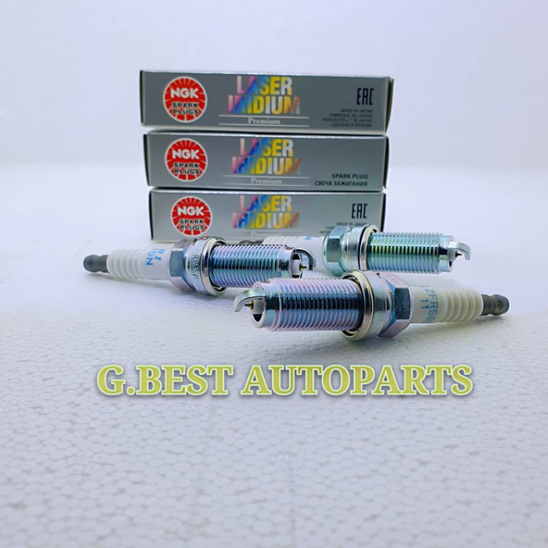 NGK LASER IRIDIUM SPARK PLUG MIRAGE ATTRAGE LZFR5BI-11 1SET (3PC ...