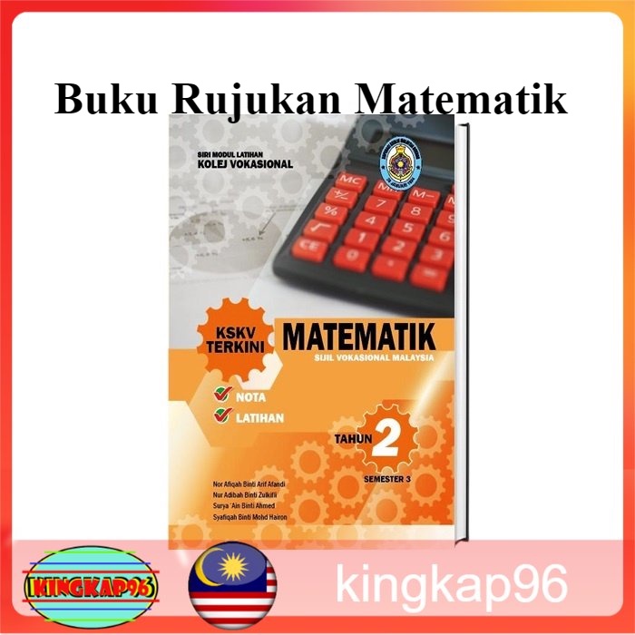 READY STOCK!!! Buku Rujukan Matematik Vokasional Siri Modul Latihan Kolej Vokasional: Matematik ...