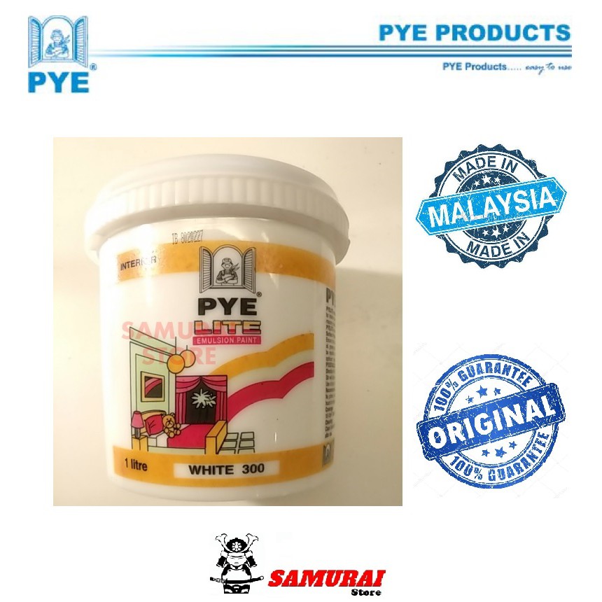 PYE LITE Emulsion Paint (1.0 Liter) | Shopee Malaysia
