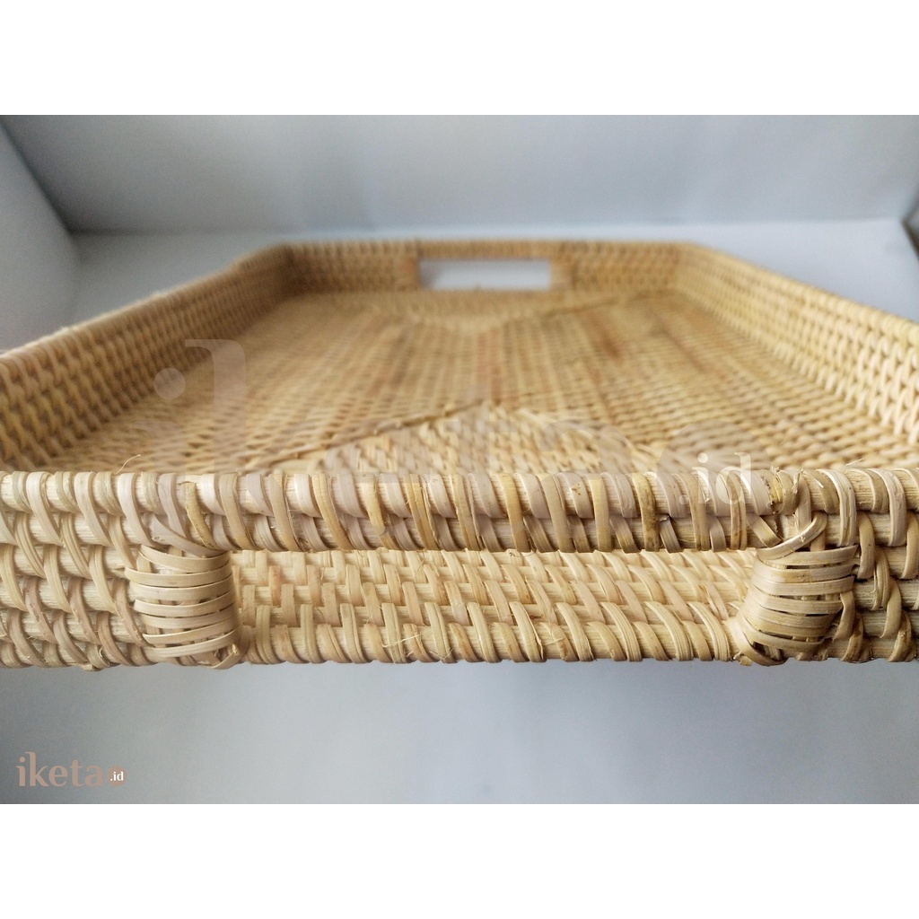 Square Rattan Tray - Serving Container - Tray - Rattan Tray | Shopee ...