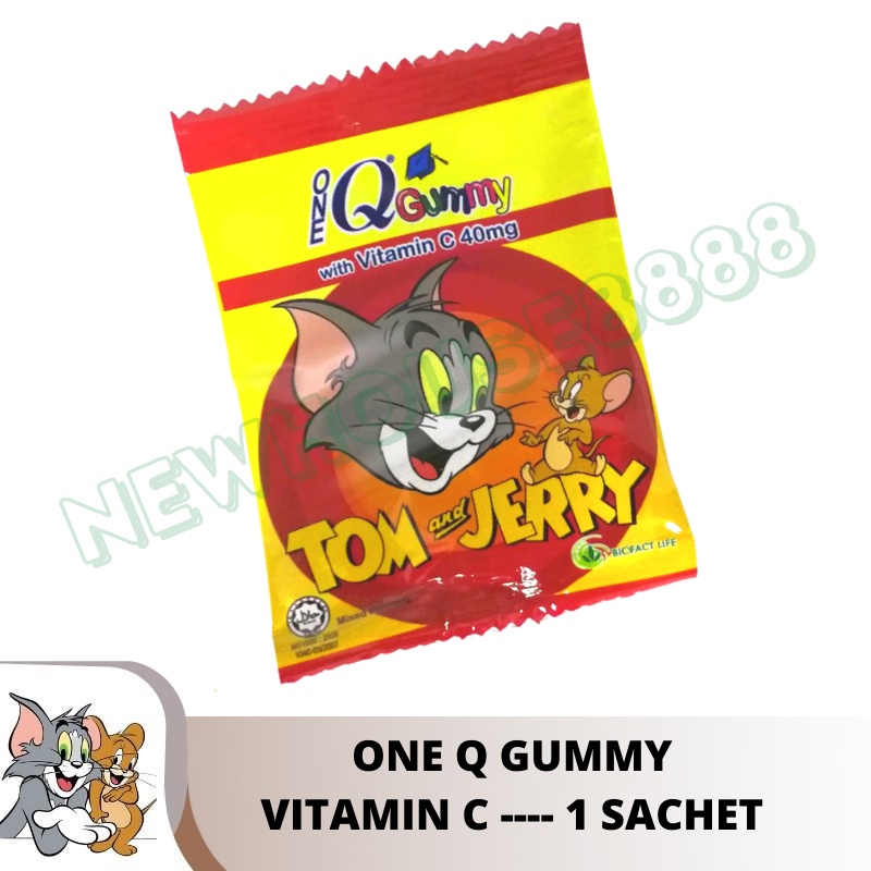 One Q Gummy with Vitamin C 40mg (1 sachets) EXP07/22 | Shopee Malaysia
