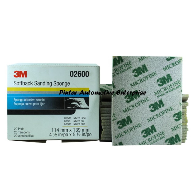 3M™ SOFTBACK SANDING SPONGE MICROFINE (1PCS) | Shopee Malaysia