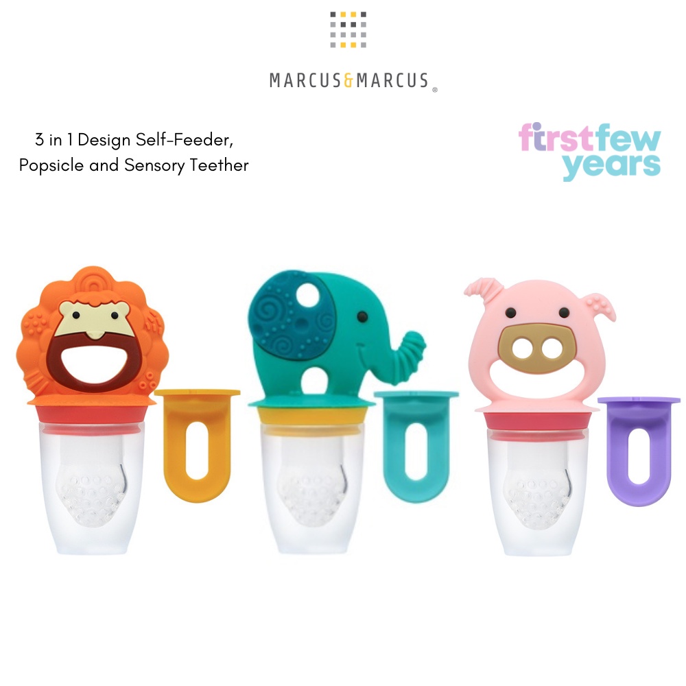 Marcus & Marcus Silicone Self Feeder n 'Pop by First few Years | Shopee ...