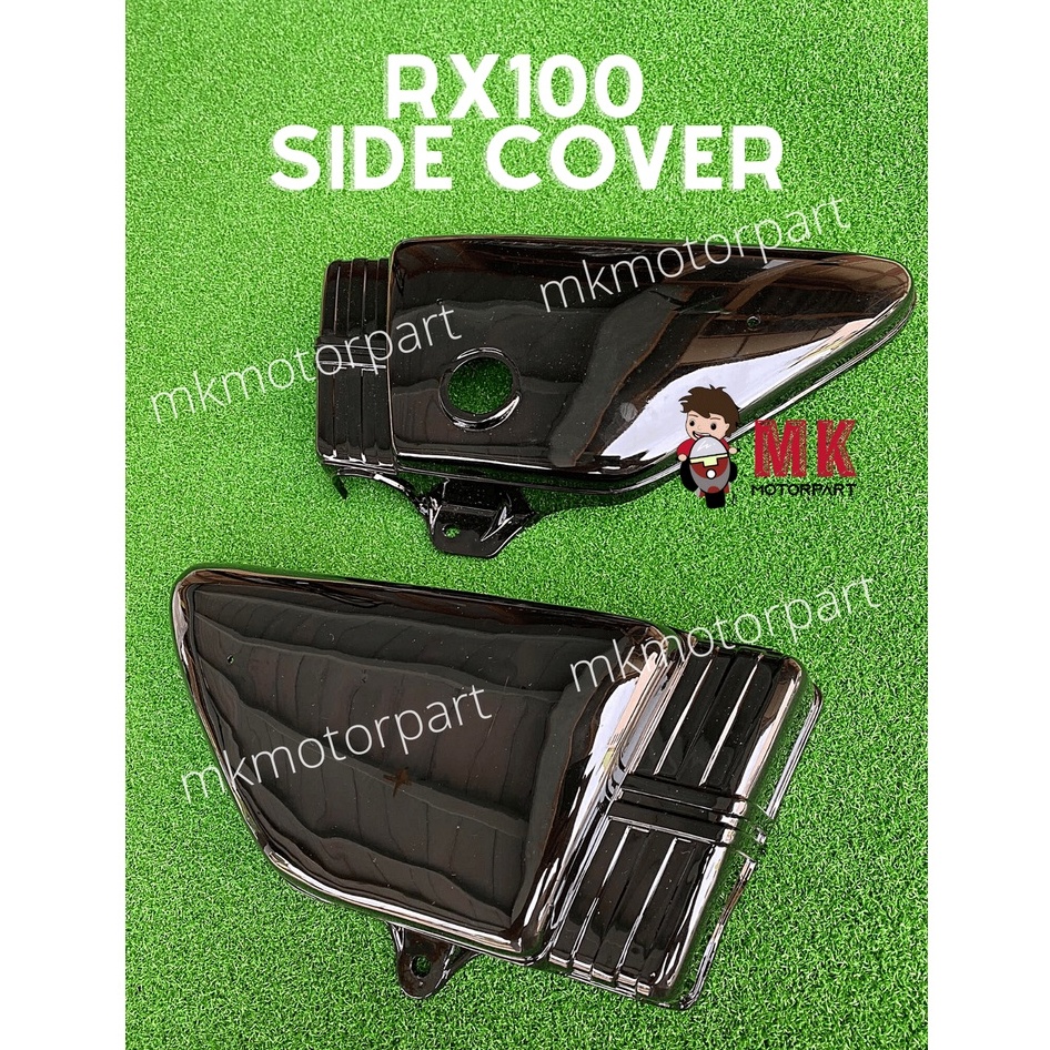 (Black) Yamaha RX100 Side Cover SET , Side Panel LEFT & RIGHT | Shopee ...