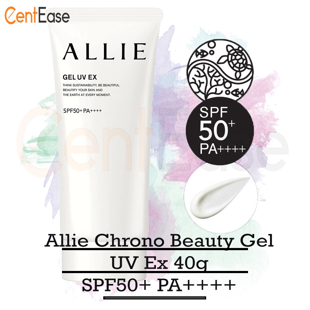 Allie Chrono Beauty Gel UV Ex 40g / 90g (Exp: Apr 2026) SPF50+ PA++++ | Shopee Malaysia