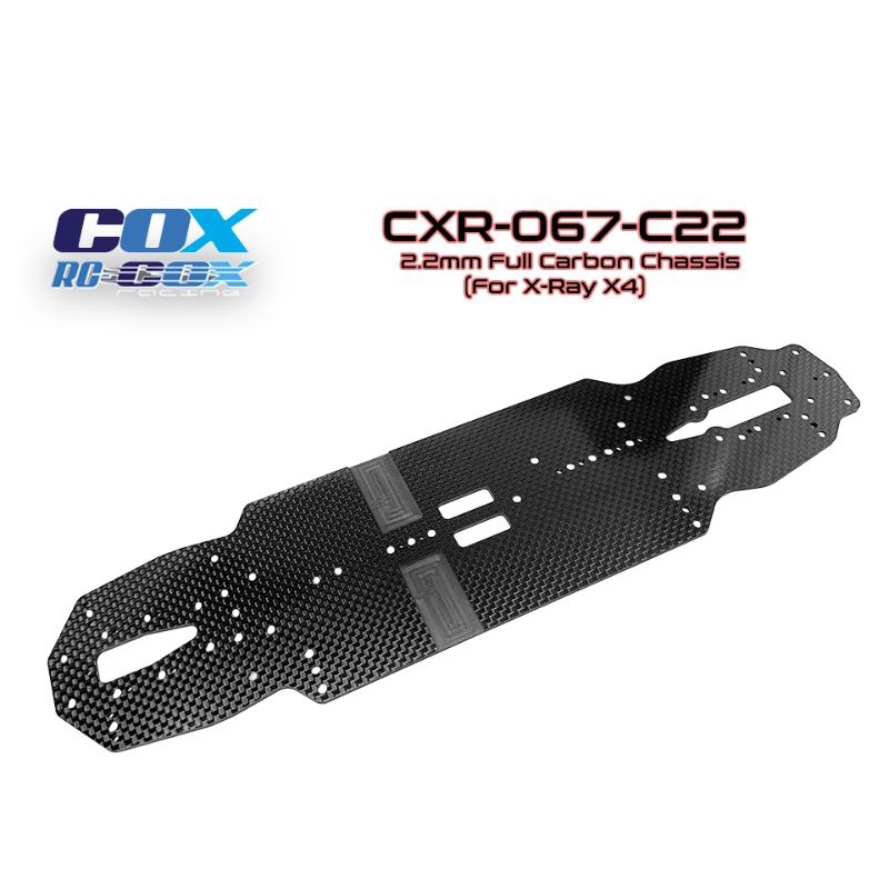 RC-COX CXR-067-C22 2.2mm Full Carbon Chassis (For Xray X4) | Shopee ...