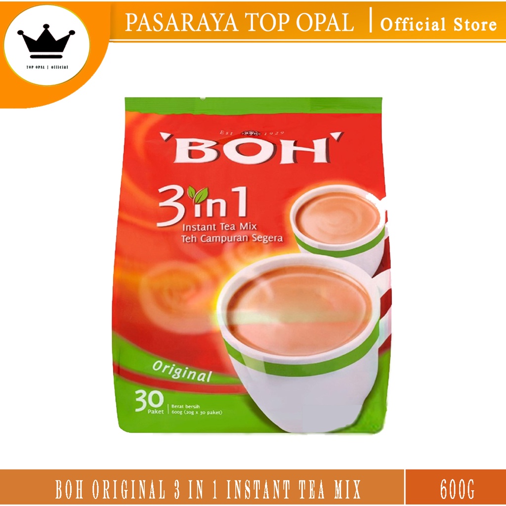 BOH Original 3 in 1 Instant Tea Mix (30 x 20g) | Shopee Malaysia