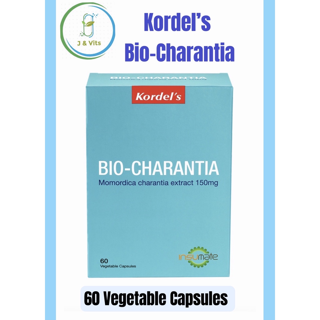 ( Exp : 05/24 ) Kordel’s Bio-Charantia (60 Vegetable Capsules) | Shopee ...