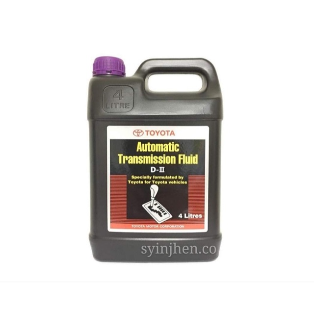 100% ORIGINAL TOYOTA ATF OIL TYPE D-III AUTO TRANSMISSION FLUID ...