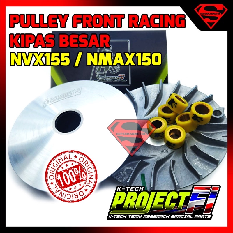 PULLEY SET PROJECT FI RACING KING DRAG YAMAHA NVX 155 NVX155 / NMAX ...
