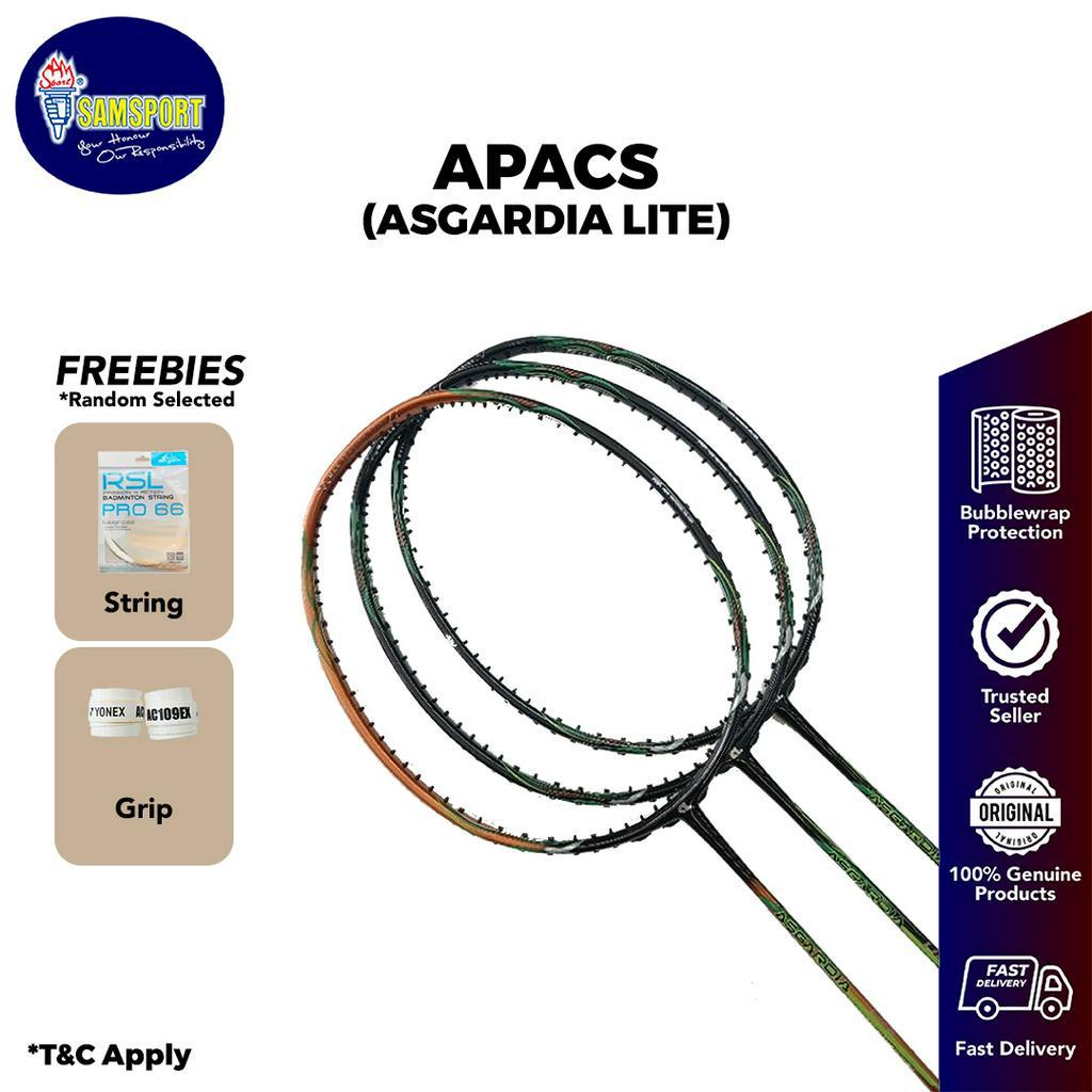 APACS ASGARDIA LITE [LOW VIBRATION] [Unstrung][FREE STRING&GRIP ...