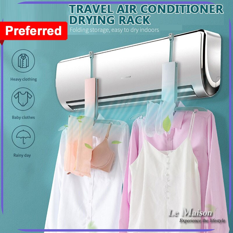Travel Foldable Clothes Drying Rack Portable Multifunctional Air-cond ...