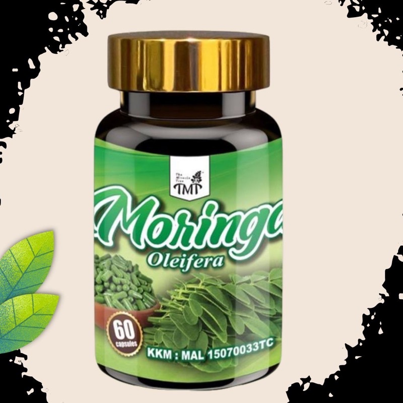 TMT | Kapsul Moringa Organik (100% Daun) | Shopee Malaysia