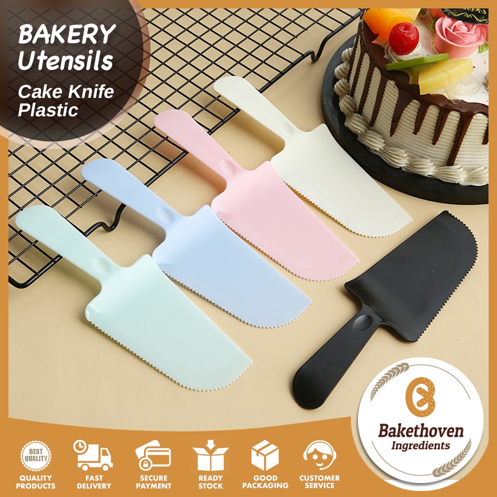 Plastic Cake Dessert Knife | Bakery Utensils | Cake Slice Cutter Spade ...