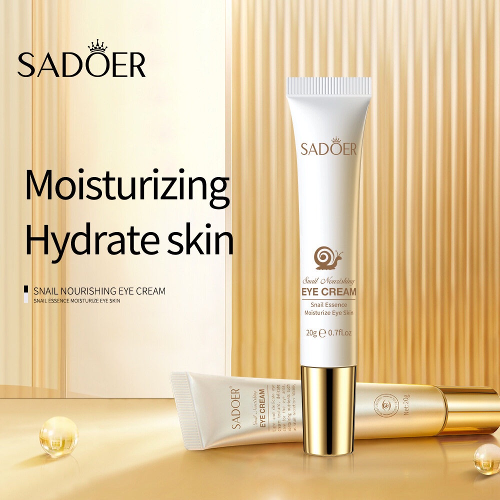 SADOER Snail Essence Nourishing Moisturizing Eye Cream 20g | Shopee ...