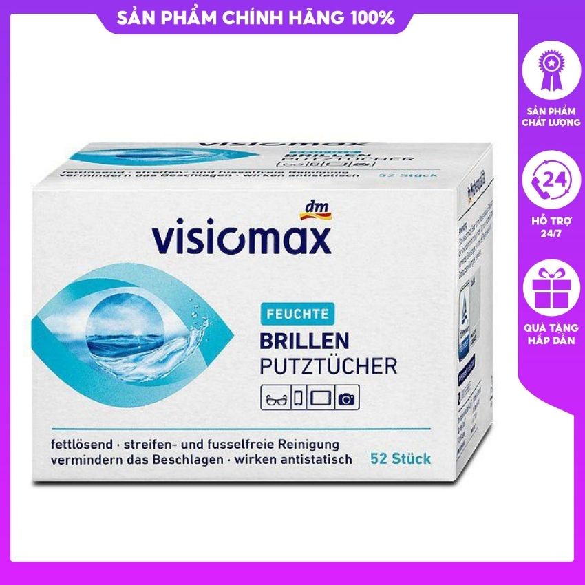 Visiomax glass cleaning paper, phone screen cleaning paper, 2 sheets ...