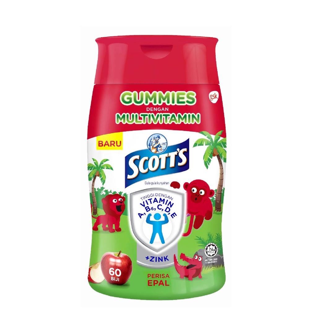 Scott's MultiVitamin Gummies Apple x 60s | Shopee Malaysia