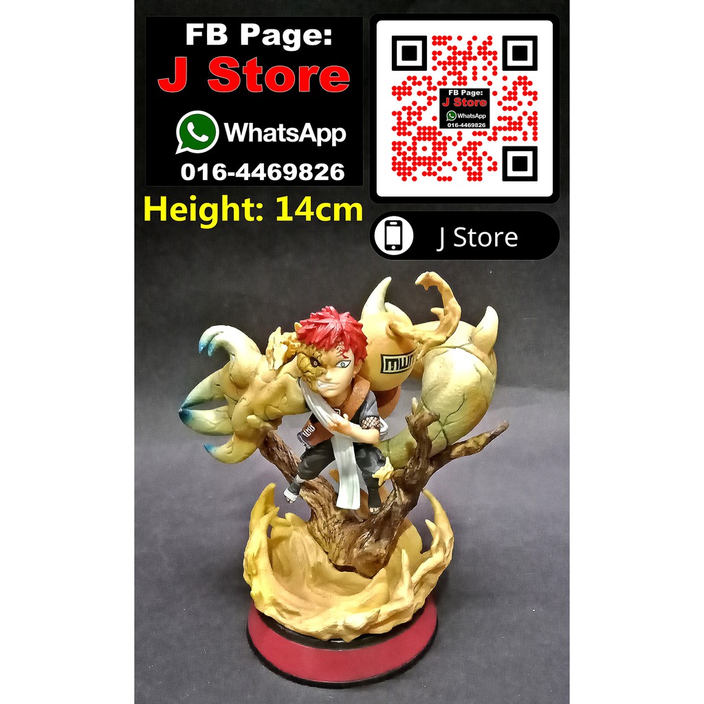 Naruto Gaara chibi GK figure ( J Store ) | Shopee Malaysia