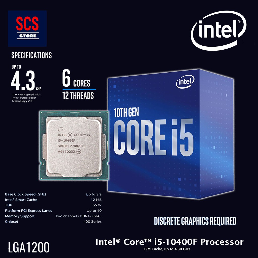 Intel Core i5 10400F / i5 10400 LGA1200 PROCESSOR COMBO MSI B560M PRO-E ...
