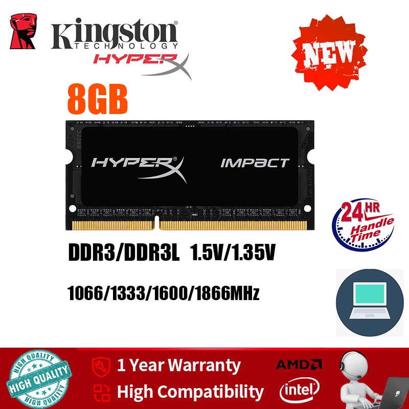 【Fast Shipping】 Kingston Hyperx Notebook Memory 8GB RAM DDR3/DDR3L ...