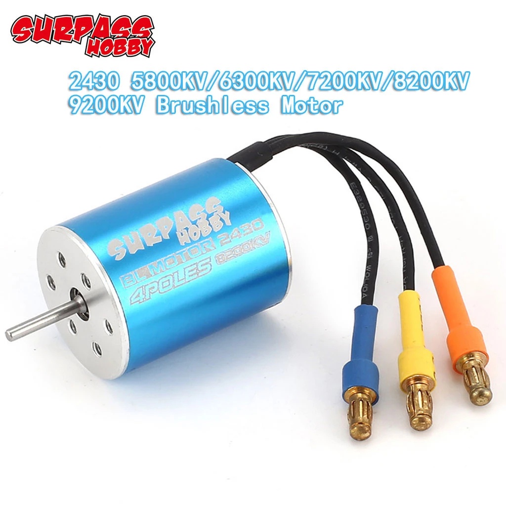 2430 Brushless Combo Surpass Hobby 5800KV 7200KV 8200KV Brushless Motor for Tamiya Wltoys kyosho ...
