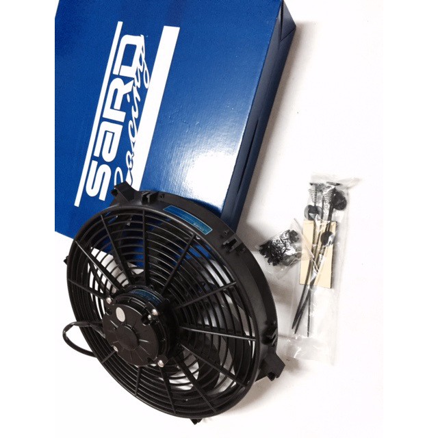 SARD TORNADO High Speed radiator fan 12 - 14 inch BLACK color Wira ...