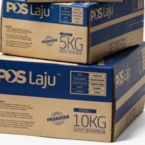 Pos Laju Prepaid Courier Parcel Box Blue ( M / L ) | Shopee Malaysia