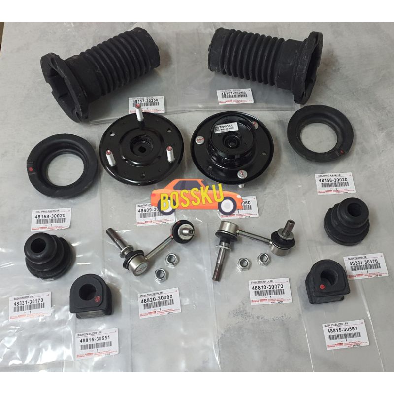 TOYOTA MARK X 2.5 GRX120/GRX130-FRONT ABSORBER MOUNTING /COVER/BUSH ...
