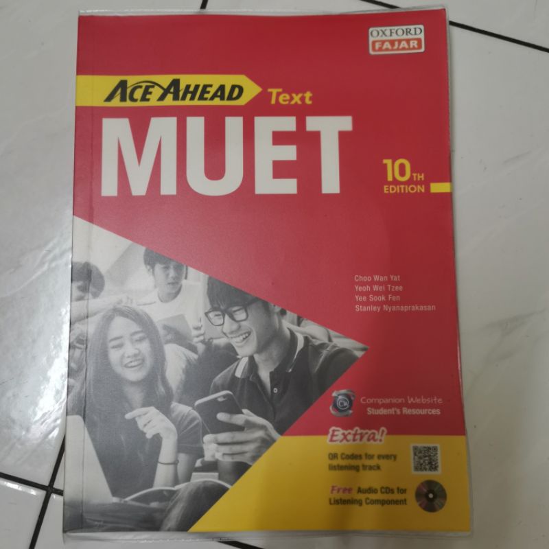 Ace Ahead MUET Textbook Workbook Practice book 10th edition for ...
