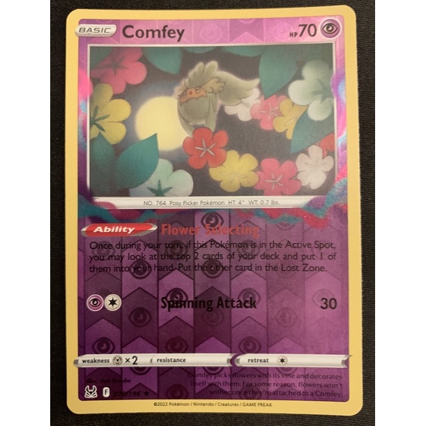 Comfey / Rare / 079/196 / English Lost Origin (Pokemon TCG) | Shopee ...