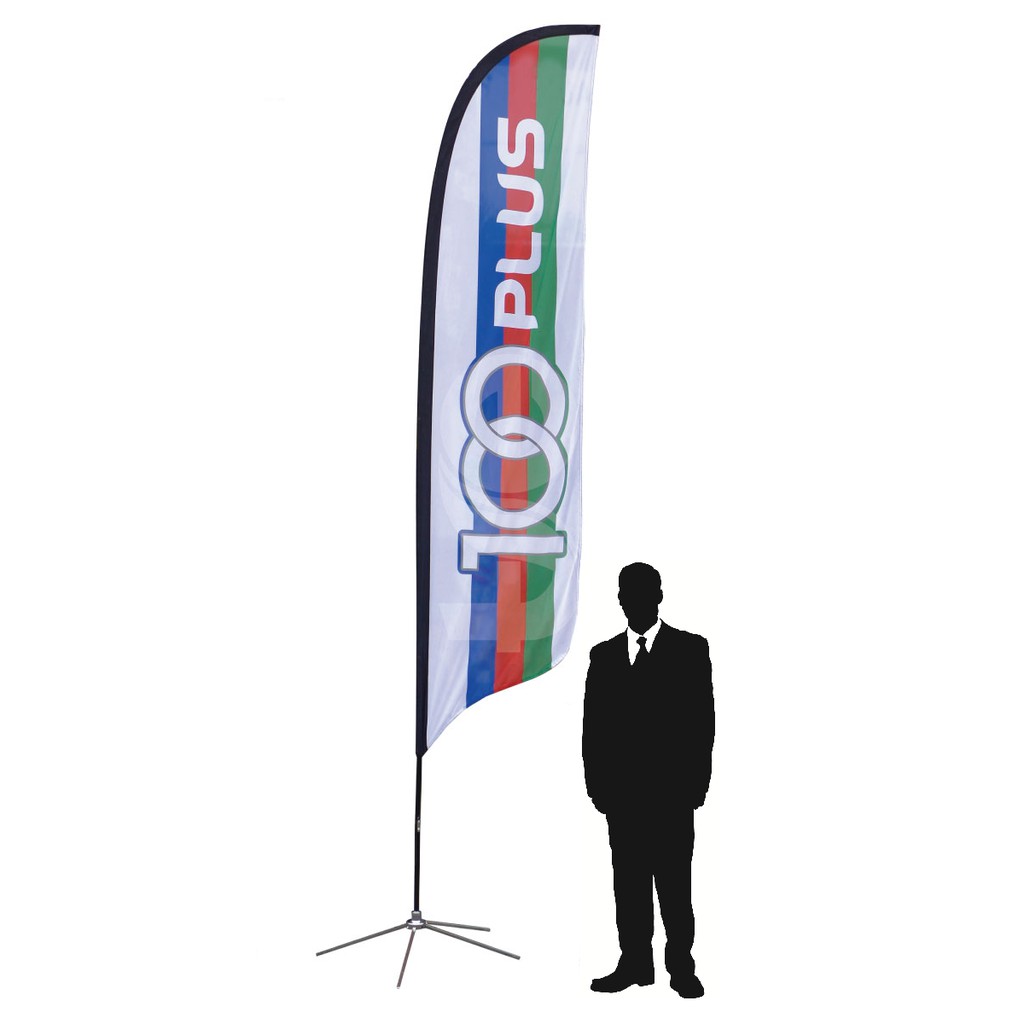 Giant Feather Flag Banners 5 Meter Stand | Shopee Malaysia
