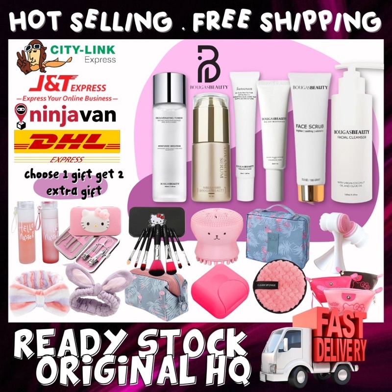 🔥READY STOCK🔥 Bougas Beauty Original HQ Advanced Serum Sunscreen ...