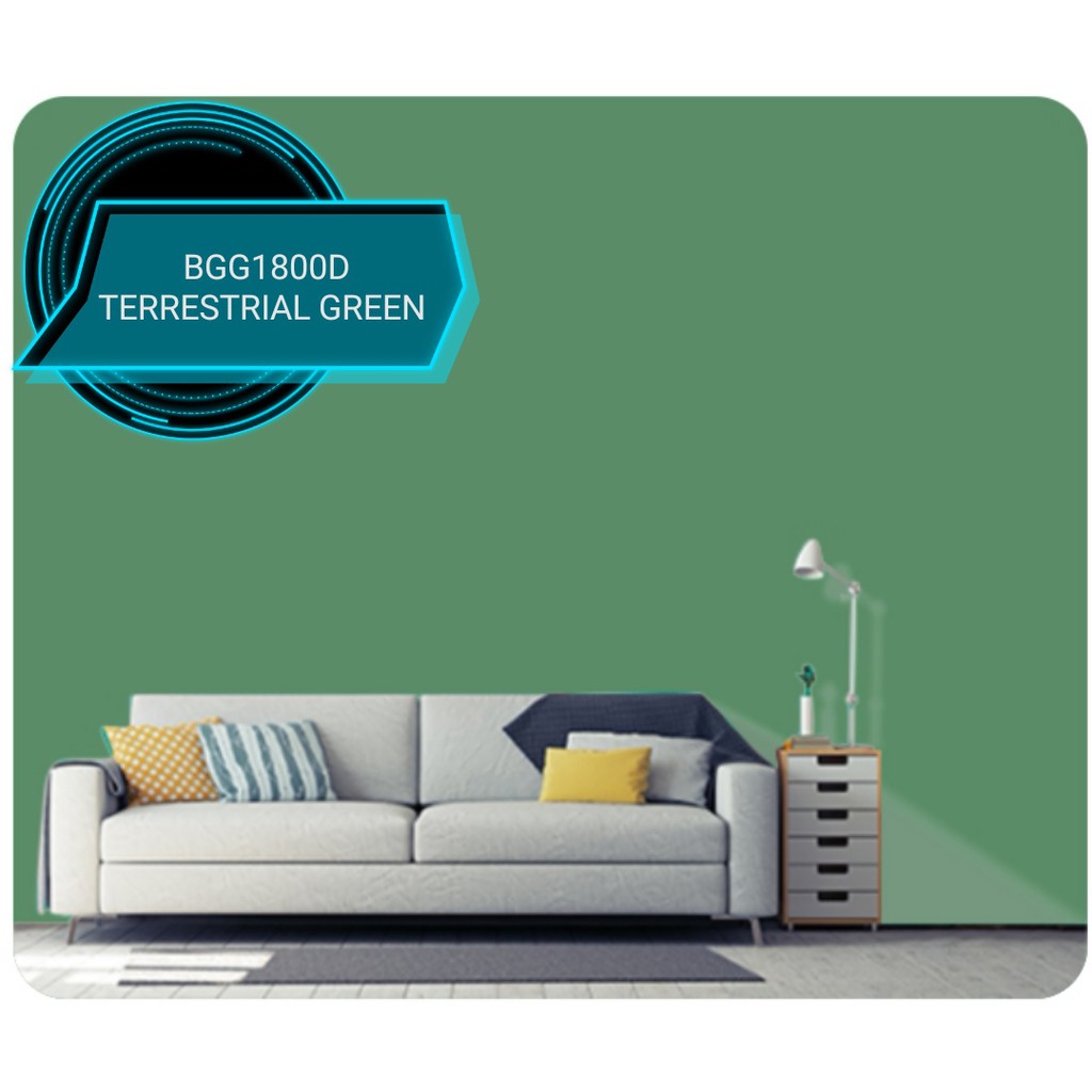 NIPPON Interior Paint Q-Glo 5 liter - BGG1800D TERRESTRIAL GREEN ...