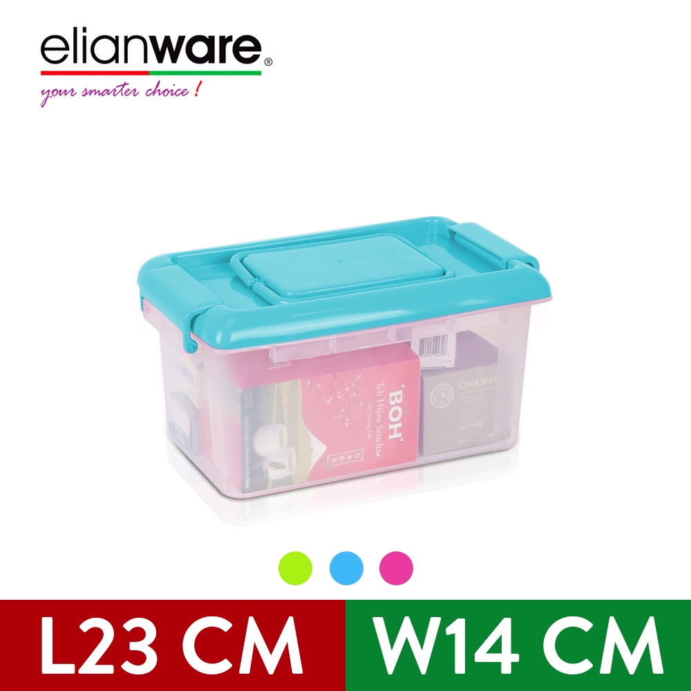 Elianware Multipurpose Storage Box Container with Handle (4.5L ...