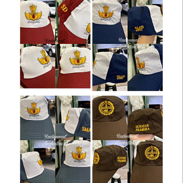 School HATS ELEMENTARY SMP HIGH SCHOOL SCOUT / SCHOOL UNIFORMS / SCHOOL ...