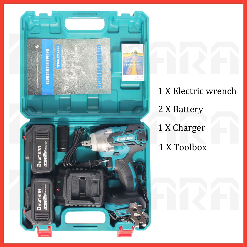 Spot Dagmara 1/2 Inch Heavy Duty Cordless Impact Wrench Electric Impact ...