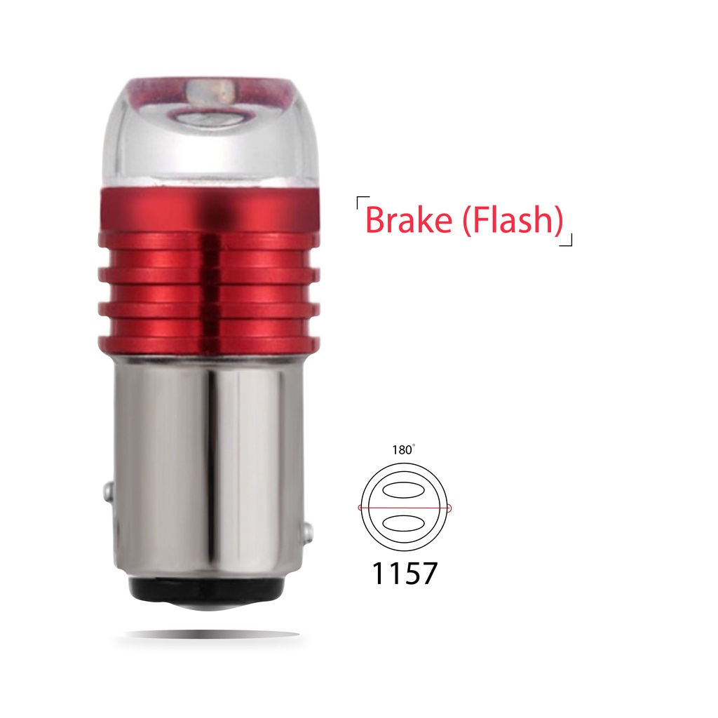 Car LED Signal Light Bulb Brake Light Backup Rear 1156 1157 T20 P21W ...